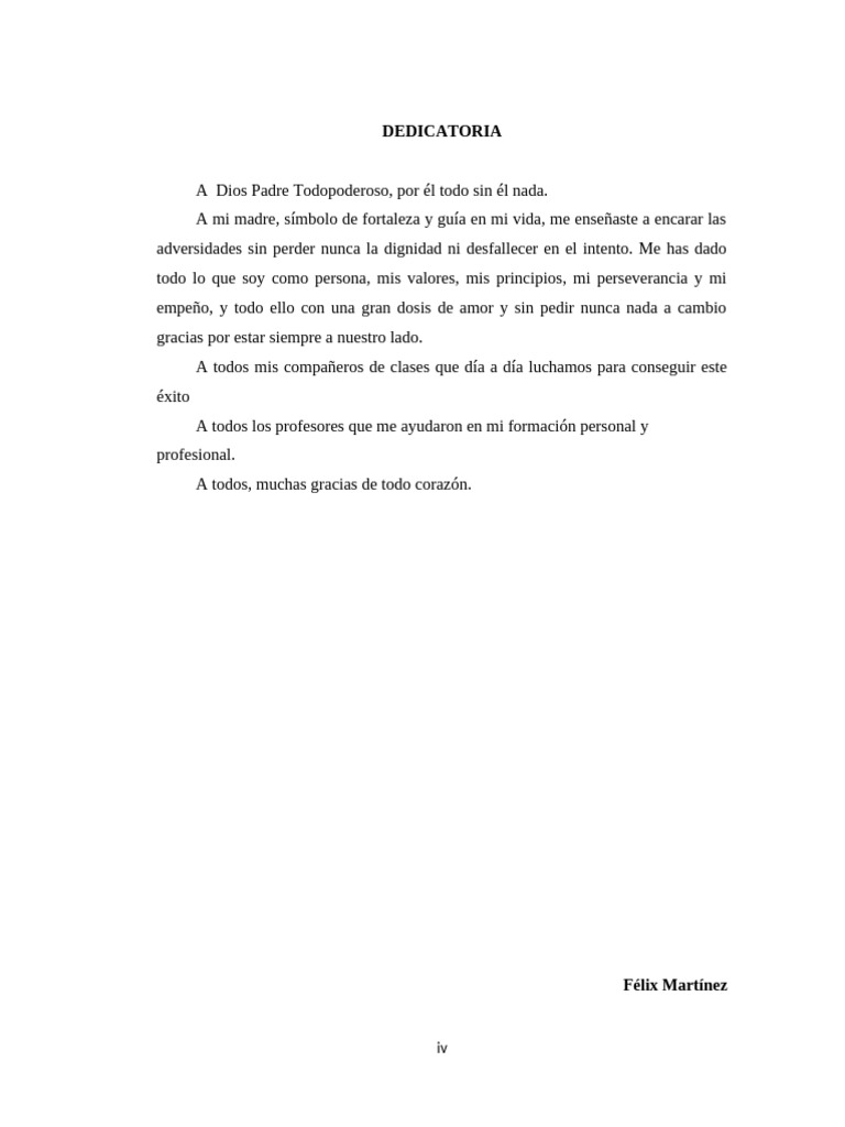 Dedicatoria y Reconocimientos | PDF | Amor