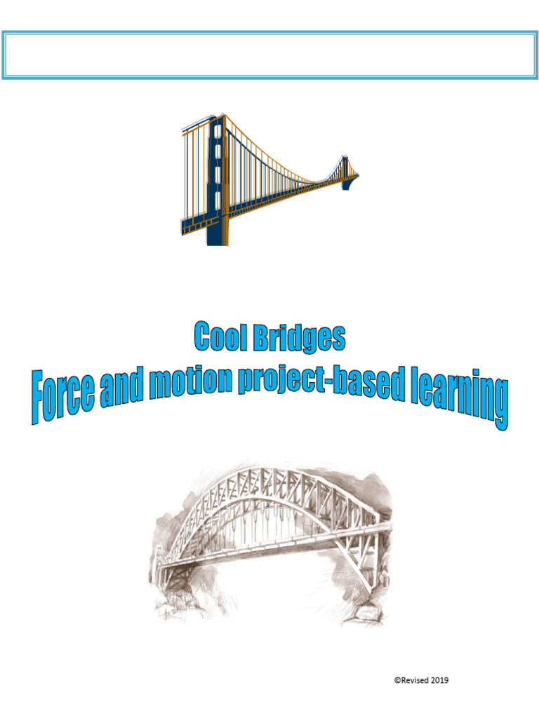4 - Cool Bridges - Force and Motion Project-Based Learning | PDF | Beam ...