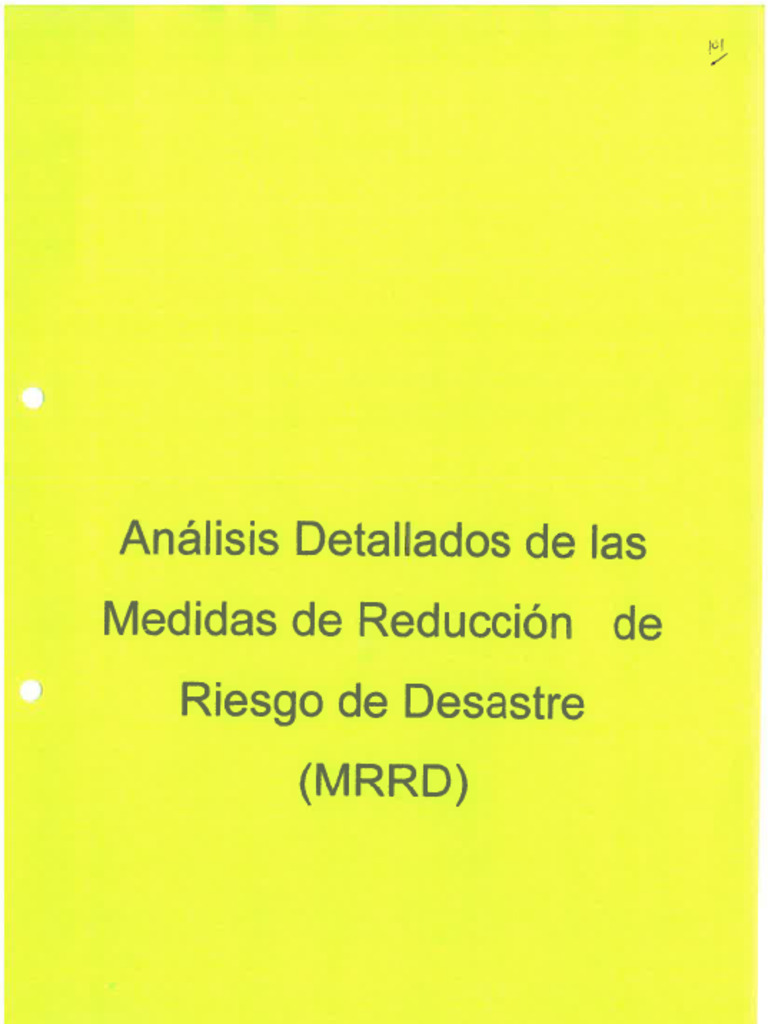 Analisis de MRRD | PDF