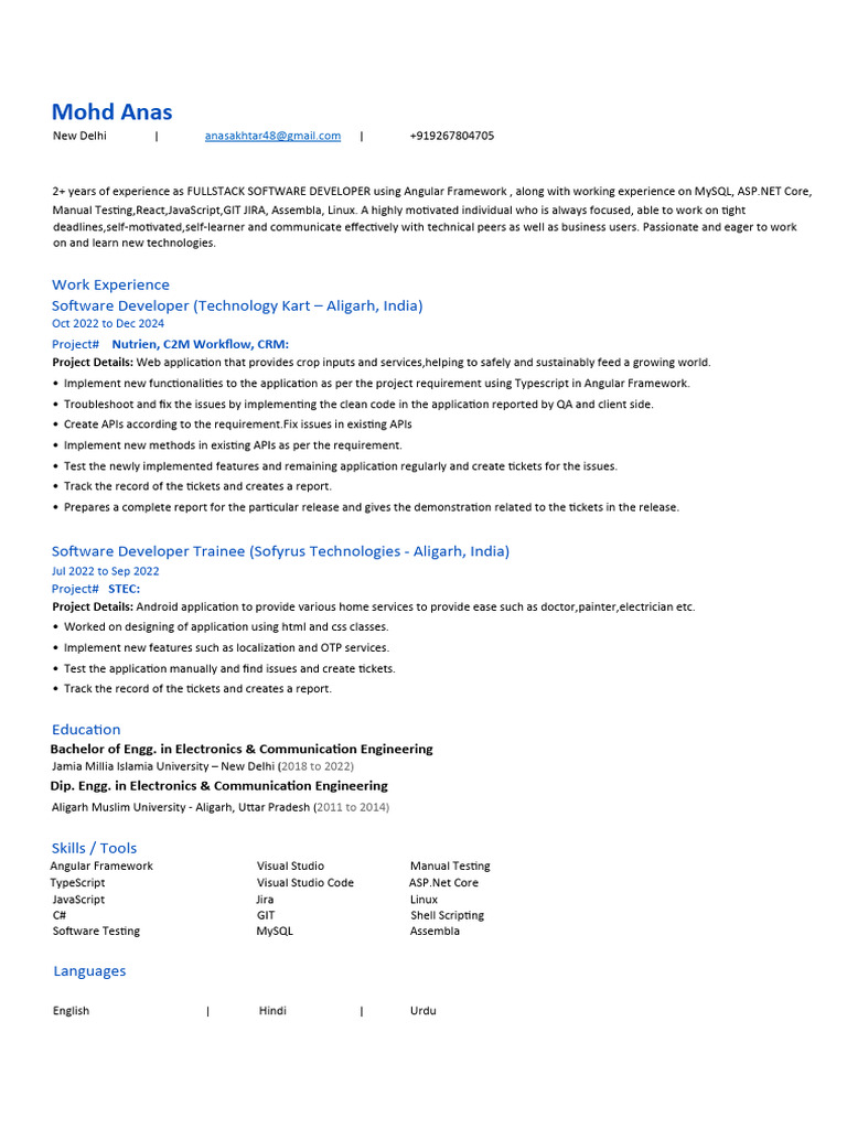 Mohd Anas | PDF | Software | Java Script