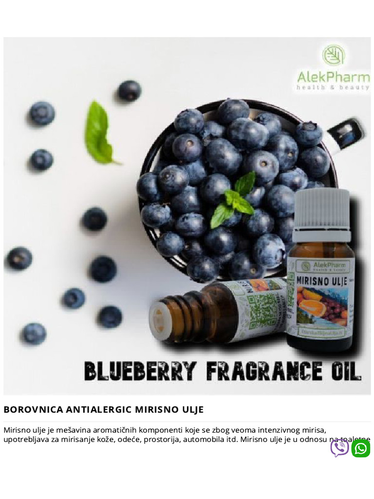 BOROVNICA ANTIALERGIC Miris - Etarska I Biljna Ulja - Alekpharm | PDF