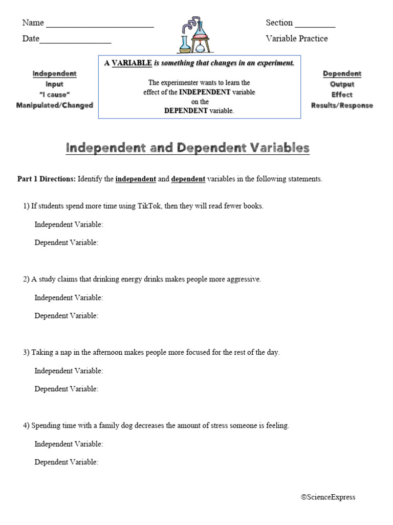 Dependent or Independent | PDF | Dependent And Independent Variables ...