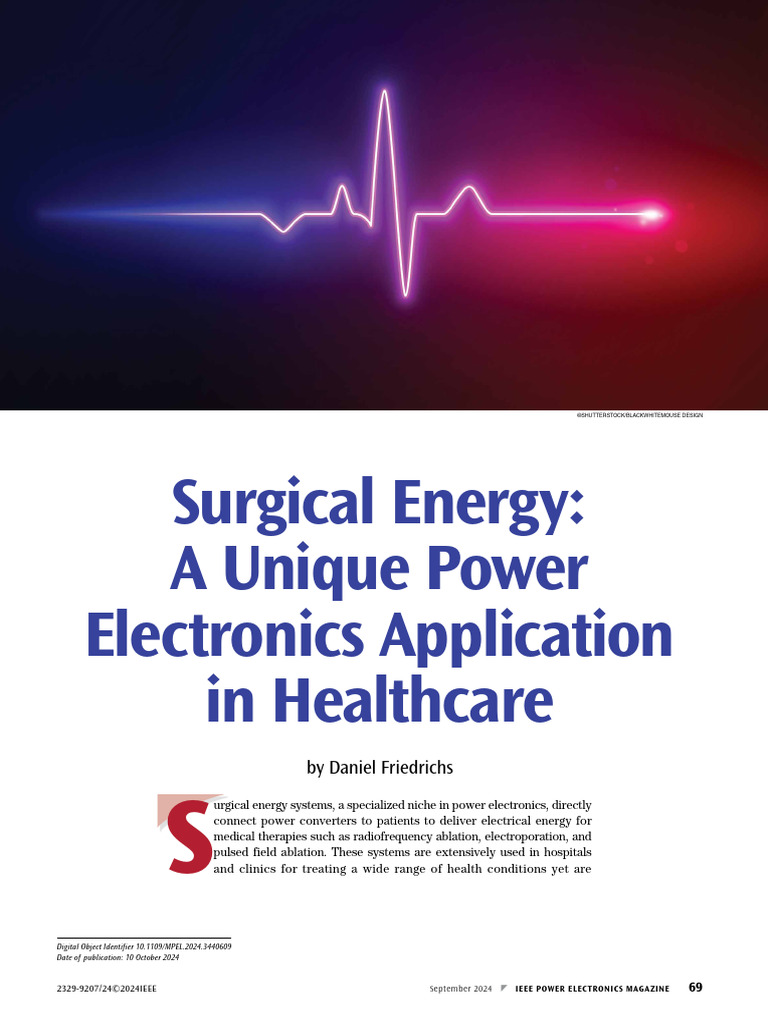 Surgical Energy Systems in Healthcare | PDF | Power Electronics ...
