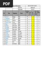 Muster Roll Format | PDF