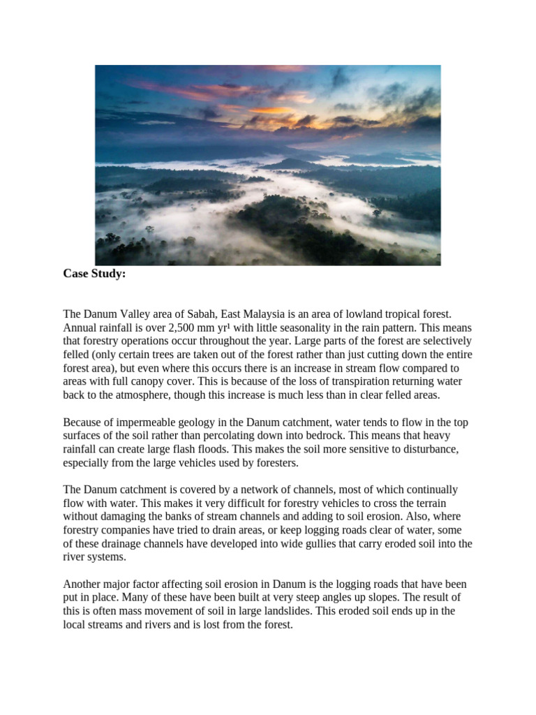Danum Valley Case Study | PDF