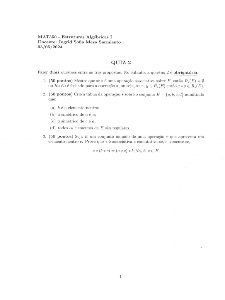 Lista-exercicio-estruturas-algebricas-1 | PDF