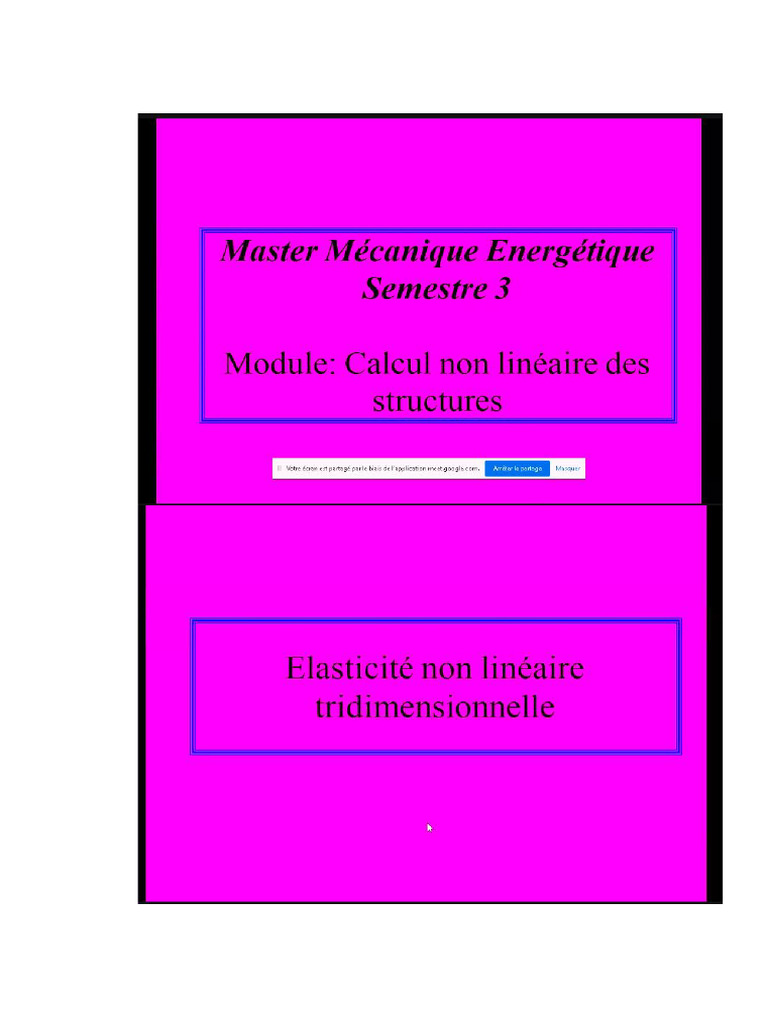 1ér Seance Calcul Non Lineaire-1 | PDF
