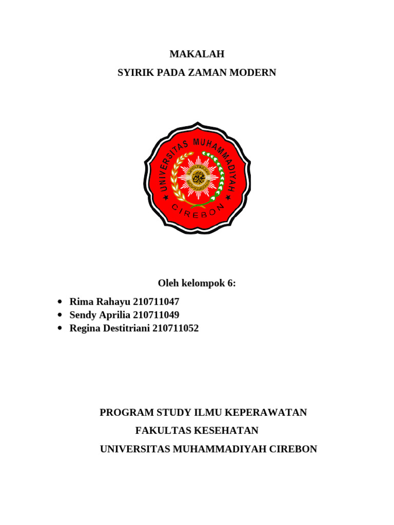 Syirik Modern: Pengertian dan Bahaya | PDF