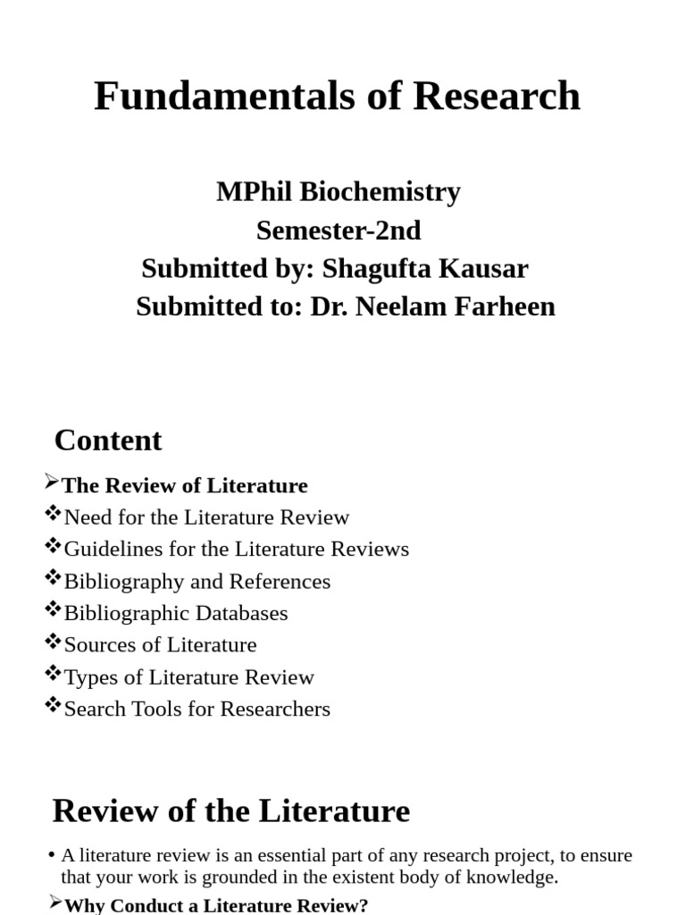 Research Fundamentals Presentation | PDF | Citation | Bibliography