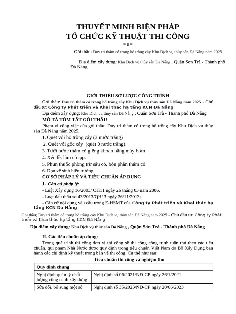 Bptc Thảm Cỏ Kcn | PDF