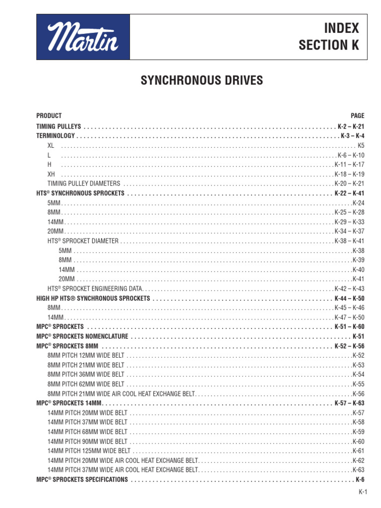 Synchronous Drives Catalog | PDF | Belt (Mechanical) | Machines