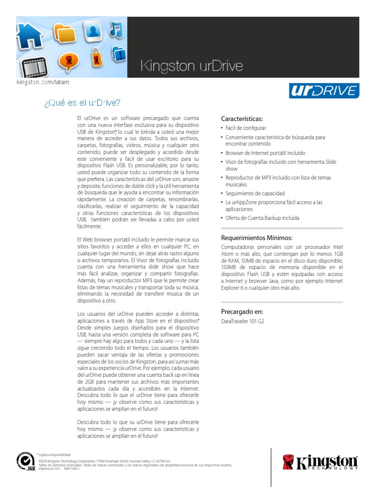 Ur Drive | PDF | Archivo de computadora | Memoria flash