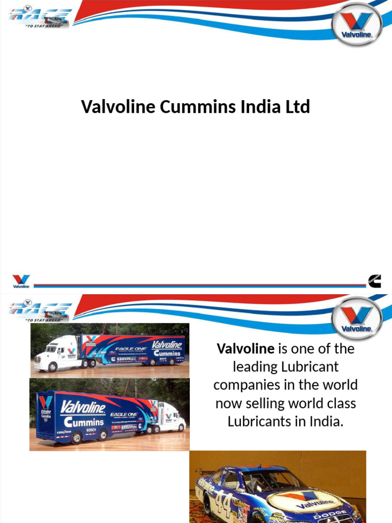 Valvoline Introduction | PDF