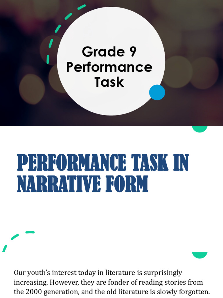 ENG9-QUARTER 3-PERFORMANCE TASK | PDF