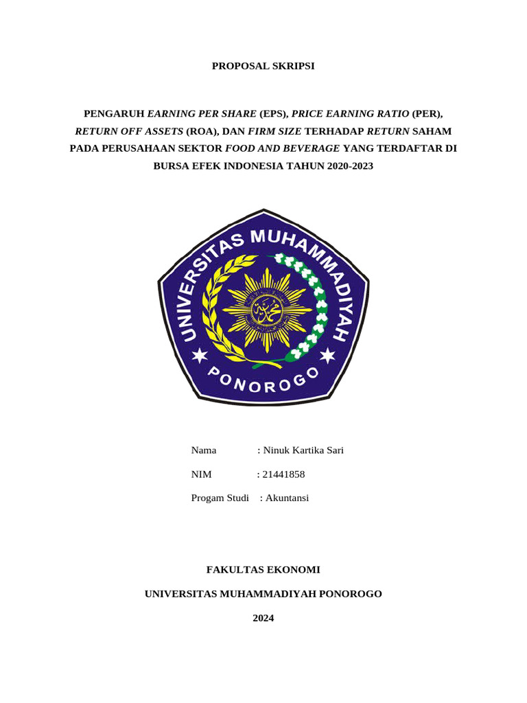 File Proposal Acc Untuk Turmitin | PDF