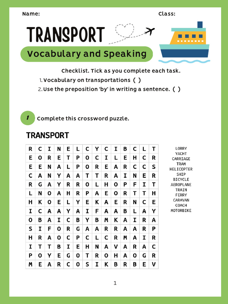 Decoding Symbols: Vocabulary & Transport | PDF