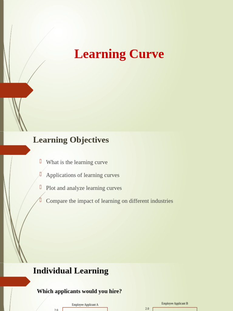 Learning Curve | PDF | Labour Economics | Employment