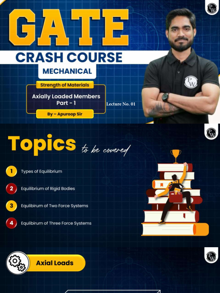 Axially Loaded Members (Part 01) (Lec 01) _ Class Notes (1) | PDF Axially Loaded Members (Part 01) (Lec 01) _ Class Notes (1) | PDF