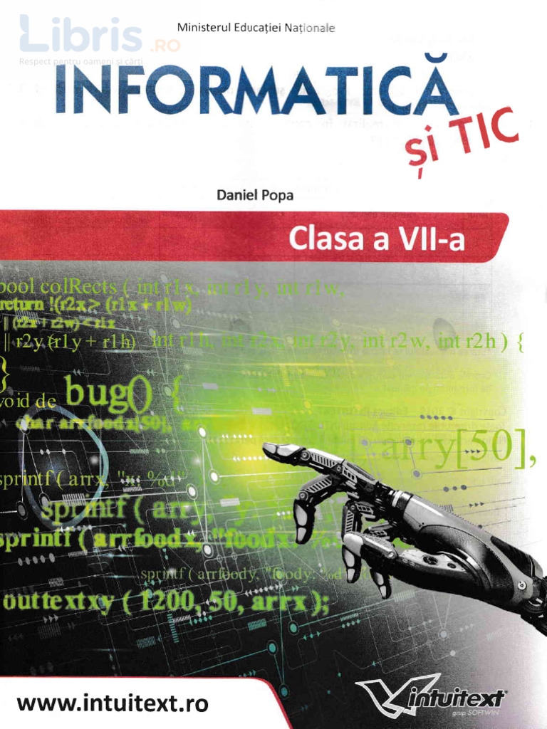 x0 Informatica Si TIC - Clasa 7 - Manual - 3 | PDF