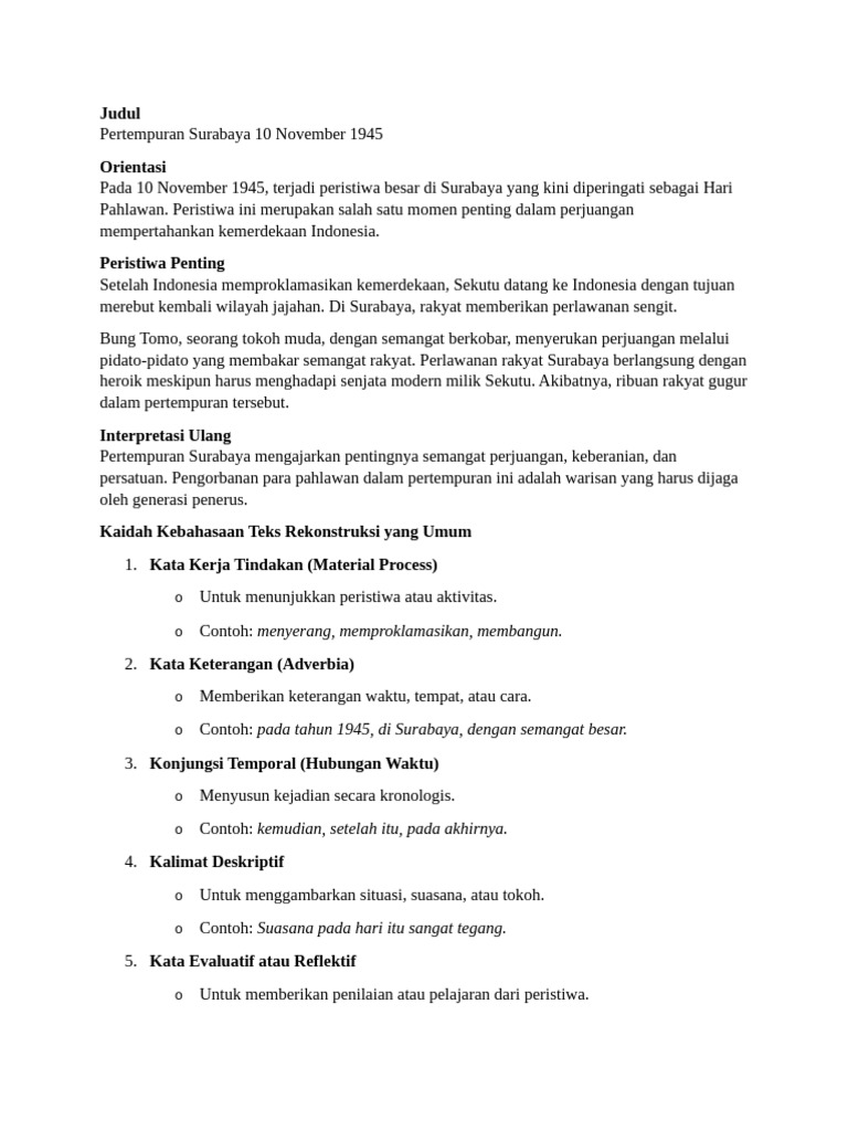 Contoh Teks Rekon | PDF