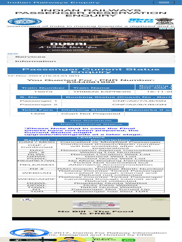 Indian Railways PNR Status Inquiry | PDF | Rail Transport | Public ...