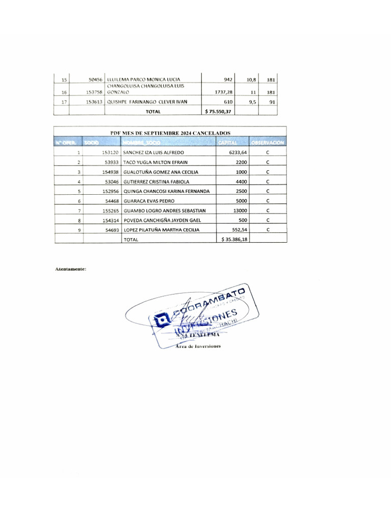Informe de Inversión | PDF