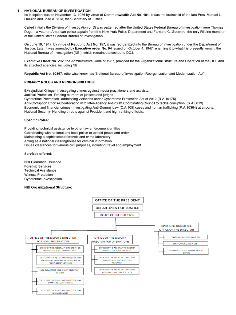 WEEK-1-NBI-PNP. | PDF | Police | Crimes