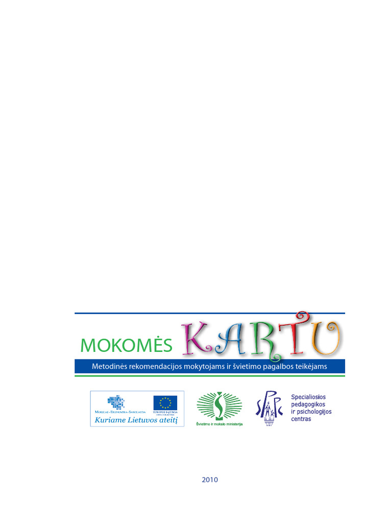2011 Metodines Rekomendacijos Mokomes Kartu | PDF