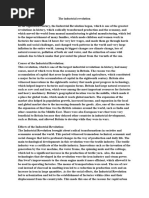 Negative Impacts of the Industrial Revolution | PDF | Industrial Revolution