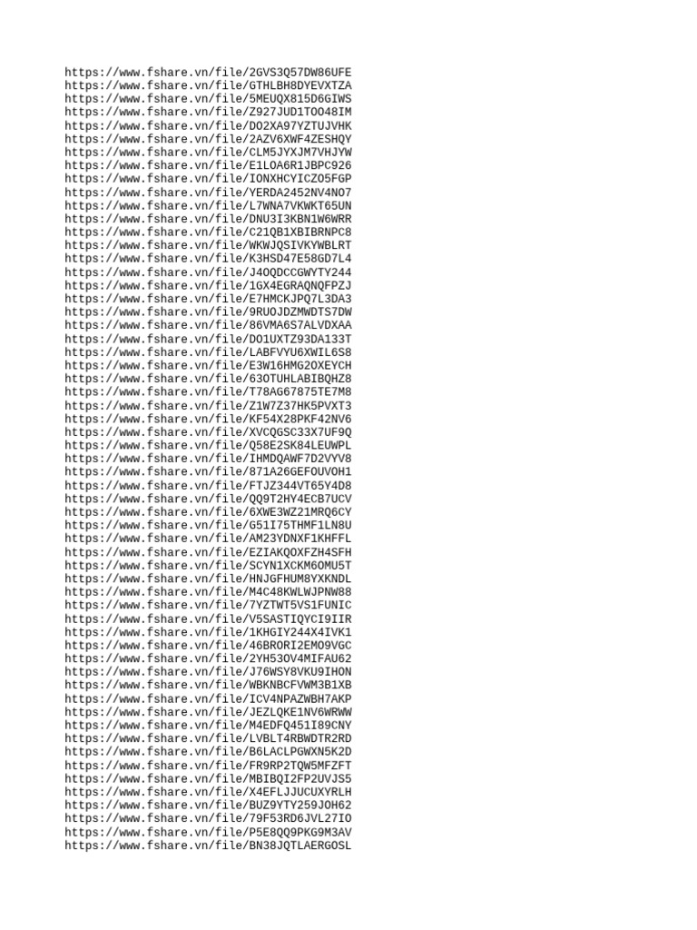 Toan Bo Link [Không Cắt] | PDF