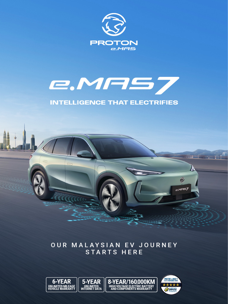 Proton e.mas 7 Brochure A4 161224 | PDF | Motor Vehicle | Automotive Technologies