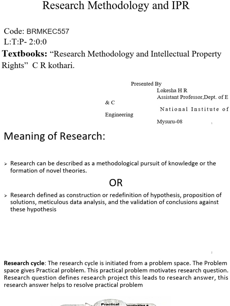RM-2 (2) | PDF | Hypothesis | Methodology