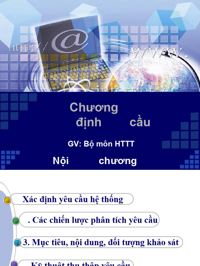 Chuong 2 - PTTKHTTT - Xac Dinh Yeu Cau | PDF