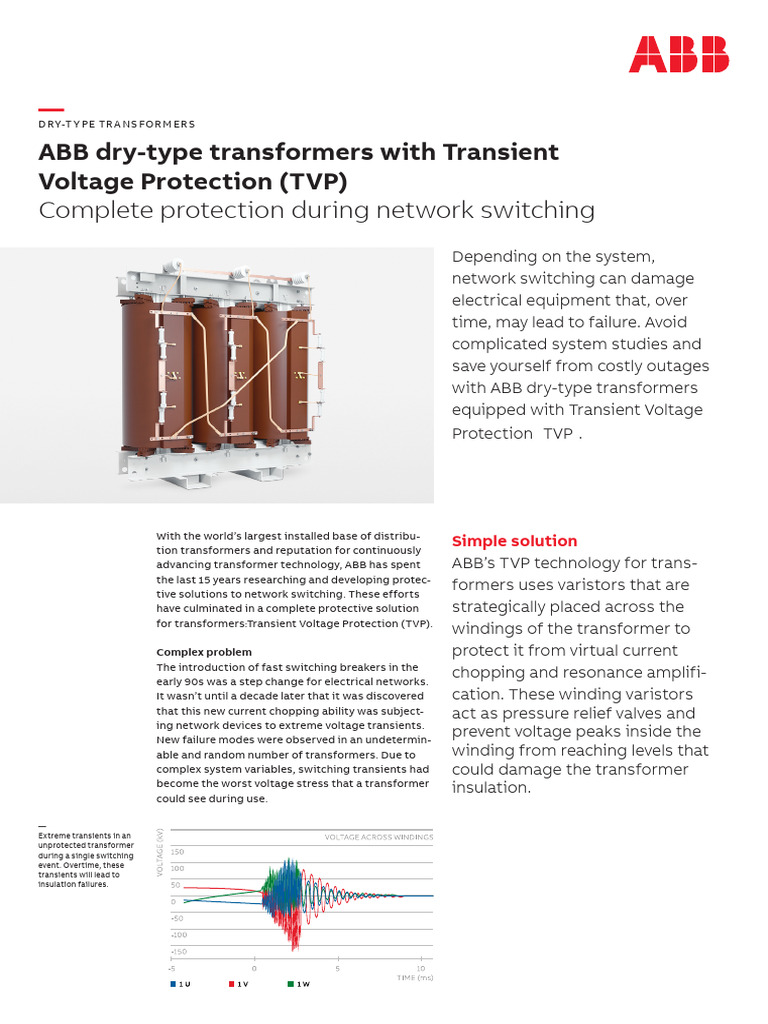 2020-05-TVP - For - Dry-Type Transformers | PDF | Transformer | Electrical Network