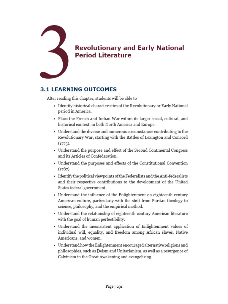 Revolutionary Period Literature Overview | PDF | Deism | Thirteen Colonies