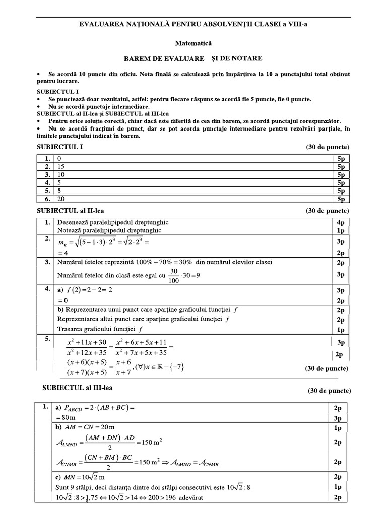 Barem BC Bun Ev | PDF