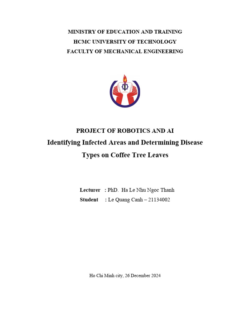 PROJECT_ROBOT&AI_Report | PDF | Image Segmentation | Artificial ...