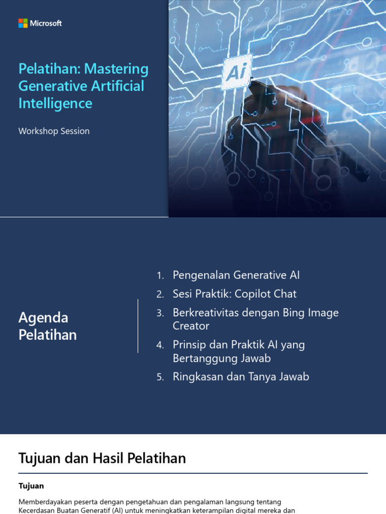 01_ Materi Mastering Generative Artificial Intelligence | PDF
