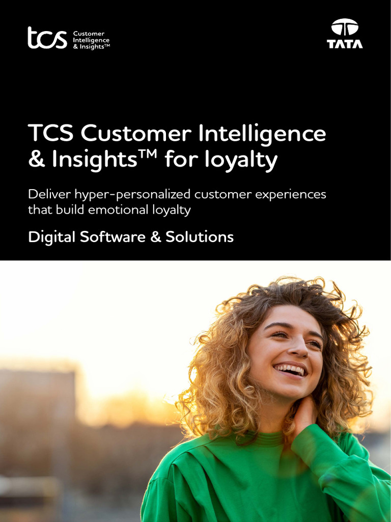 Tcs Customer Intelligence Insights | PDF | Brand | Analytics