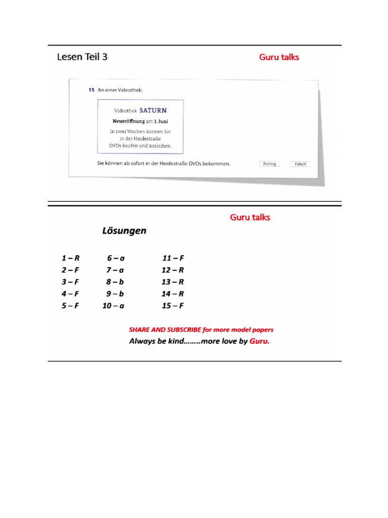 Lesen 2 | PDF