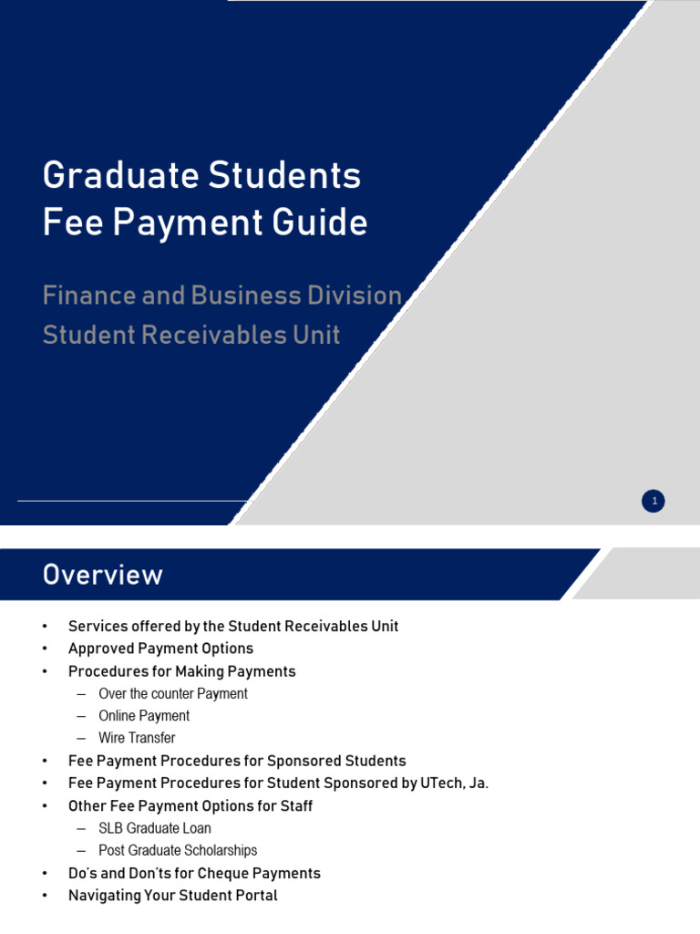Graduate Fee Payment Guidelines 2020 | PDF | Payments | Wire Transfer
