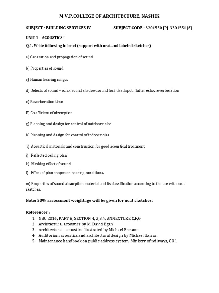 BS IV Assignment 1 - Unit 1 | PDF