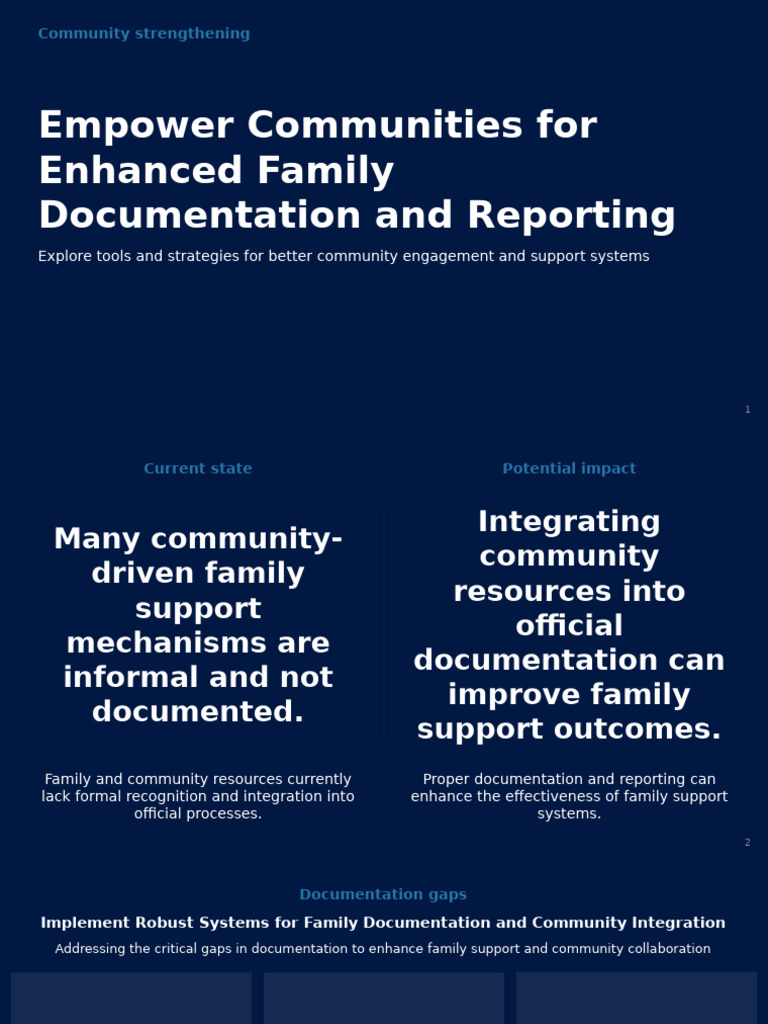 Strengthening Family Documentation | PDF | Economies