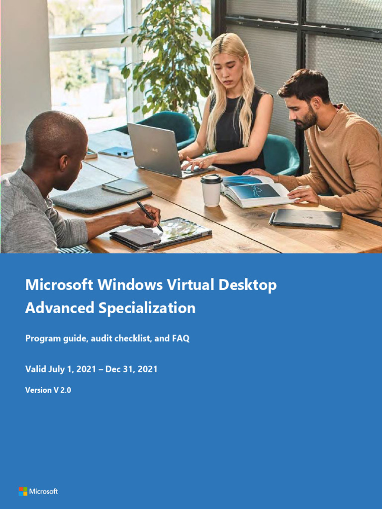 V2.0 Microsoft Windows Virtual Desktop Advanced Specialization | PDF ...