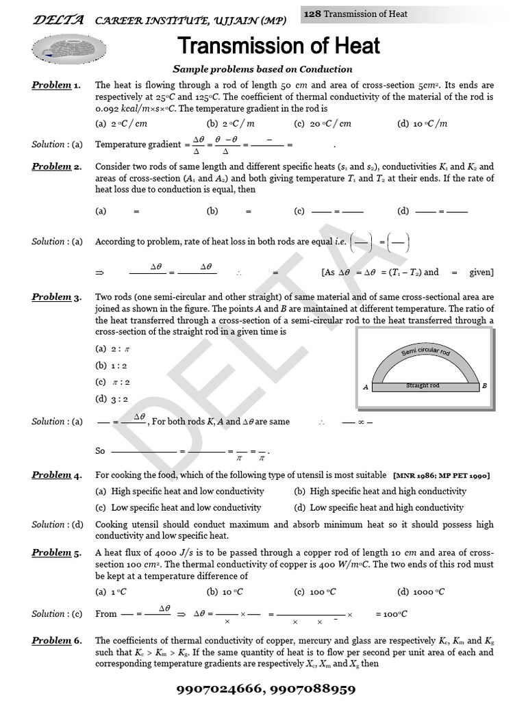 10.Transmission of Heat Teacher | PDF | Heat Transfer | Electrodynamics