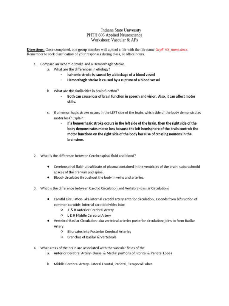 Grp2 WS 02_Vascular & APs | PDF | Neuron | Axon Grp2 WS 02_Vascular & APs | PDF | Neuron | Axon
