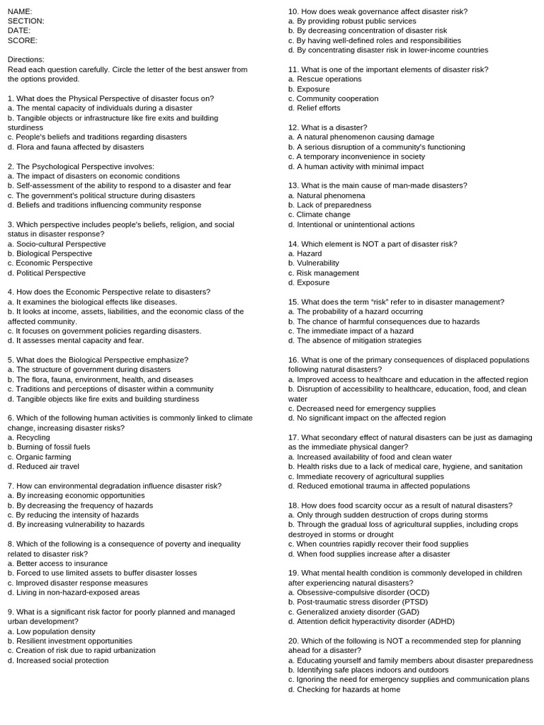 Inbound 7462293150501804518 | PDF | Hazards | Natural Disasters