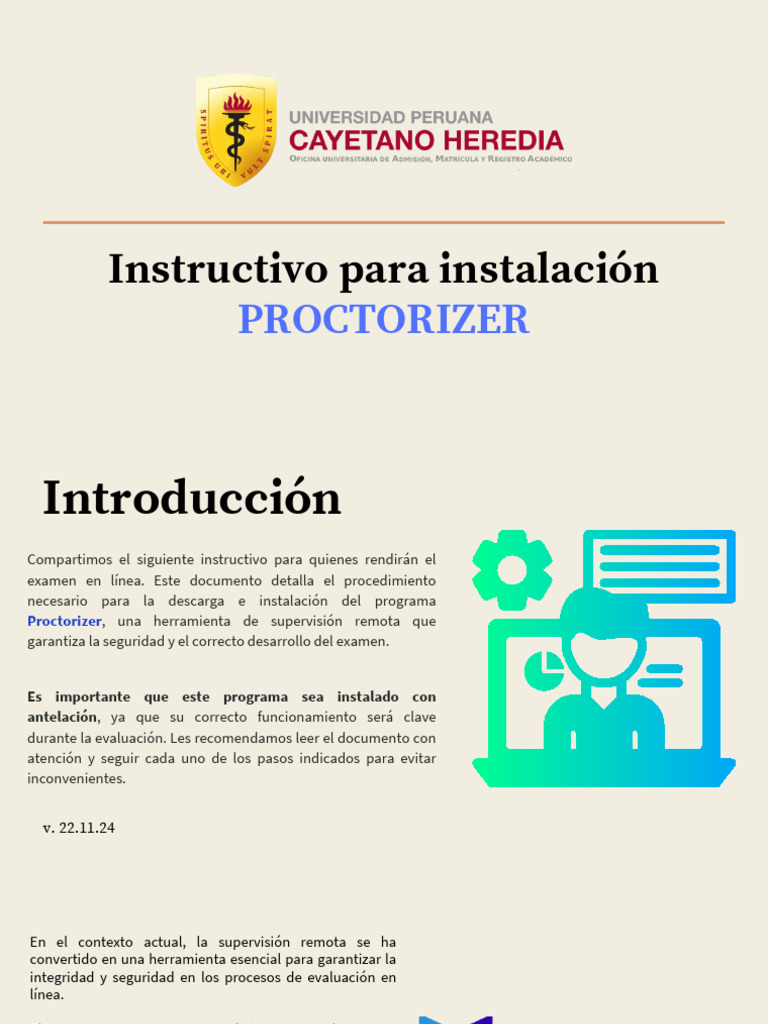 Instalación Proctorizer | PDF
