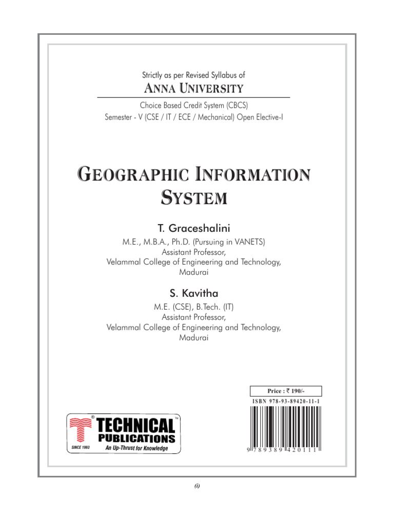 OGI352 | PDF | Geographic Information System | Level Of Measurement