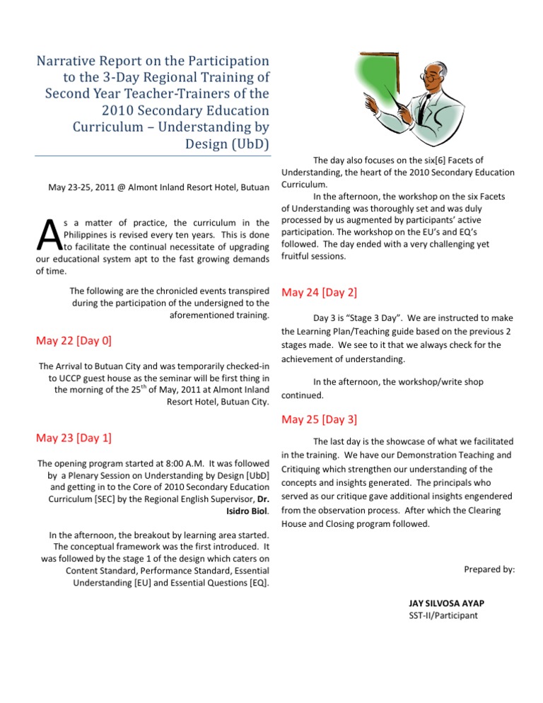 narrative-report-sample